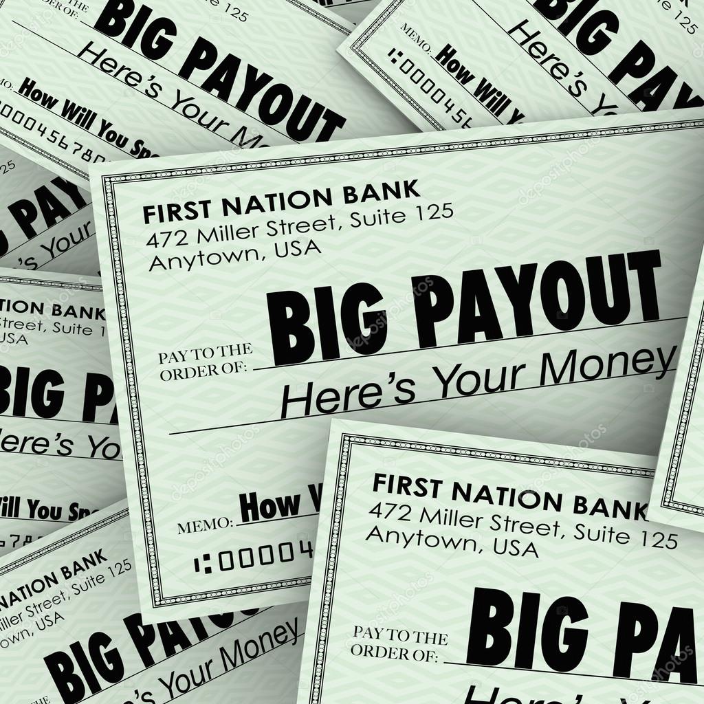 Big Payout Many Checks — Stock Photo © iqoncept #46022439
