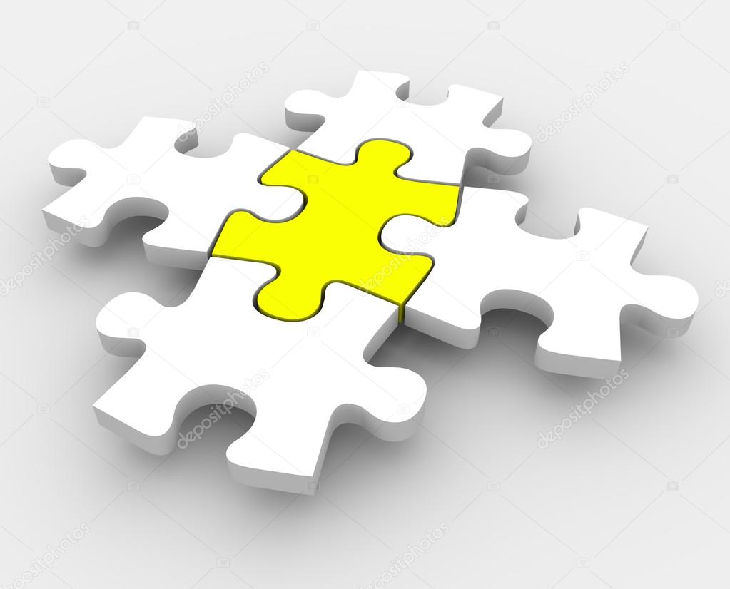Puzzle Pieces Fitting Together Stock Photo by ©iqoncept 46064005