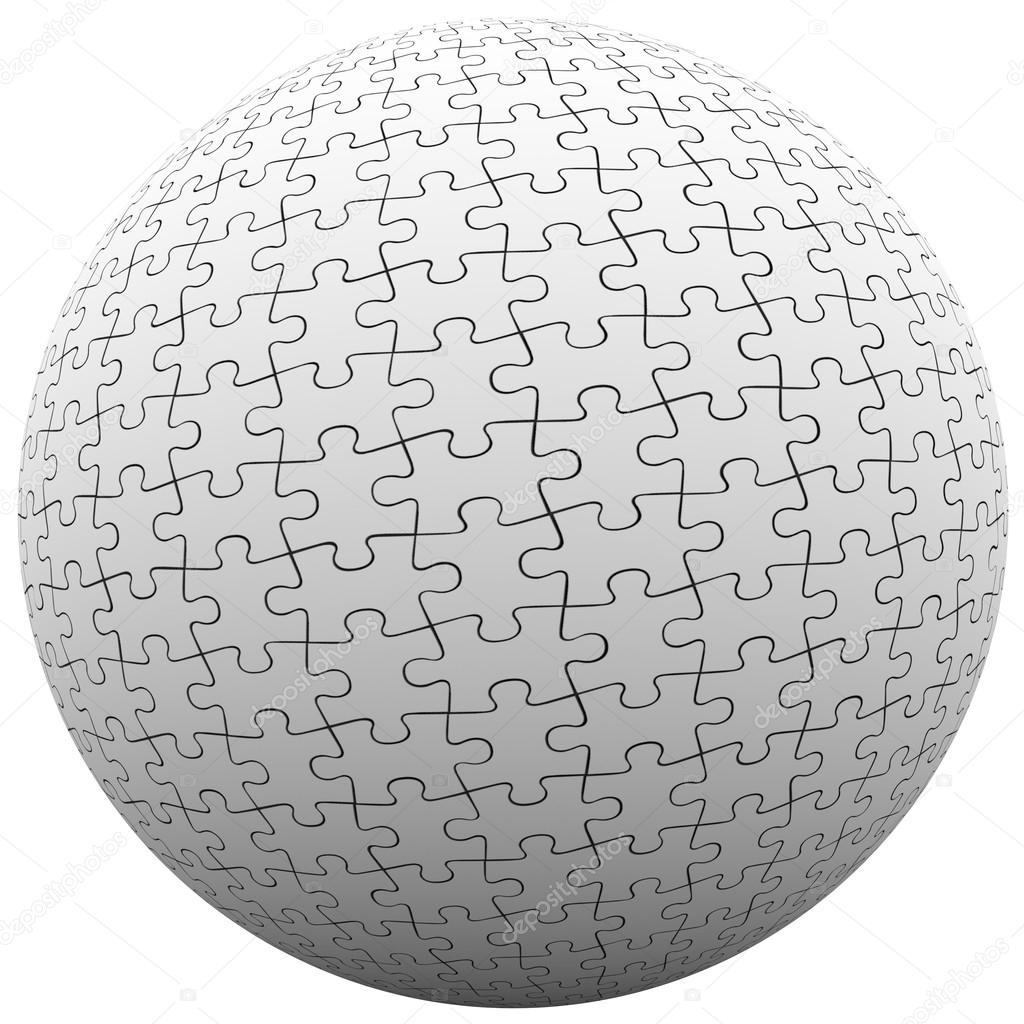 Puzzle Piece Sphere Ball Stock Photo by ©iqoncept 46064021
