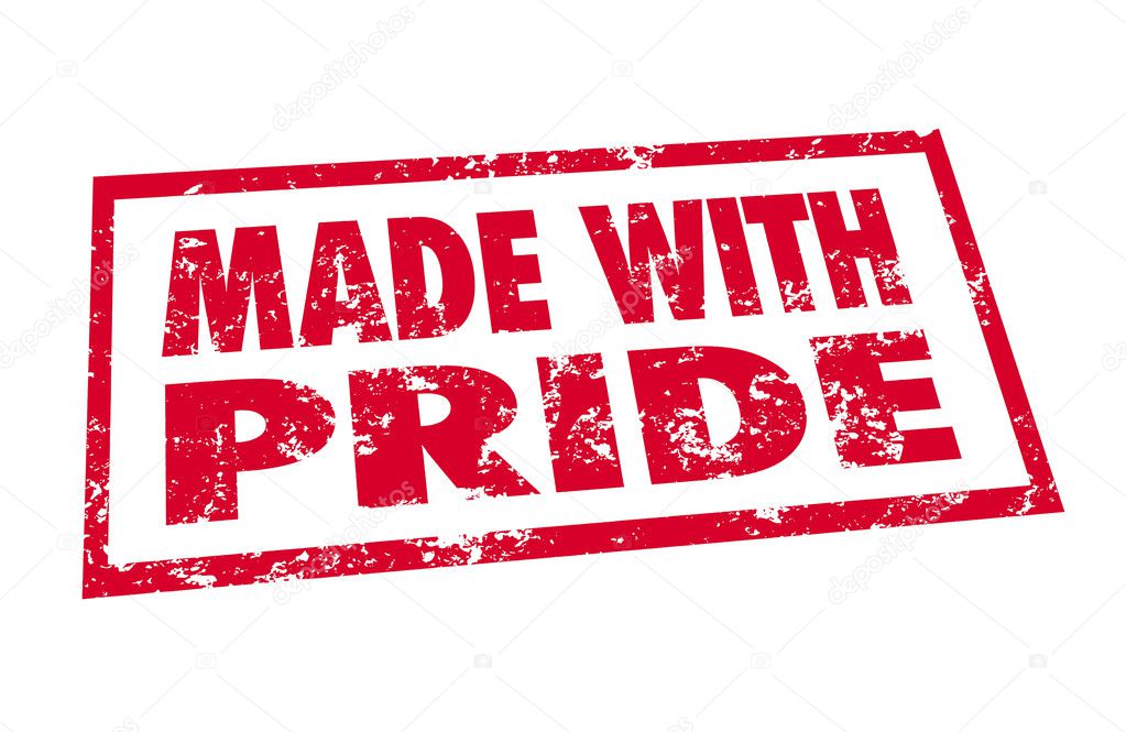 Made With Pride Red Stamp Stock Photo by ©iqoncept 48133053