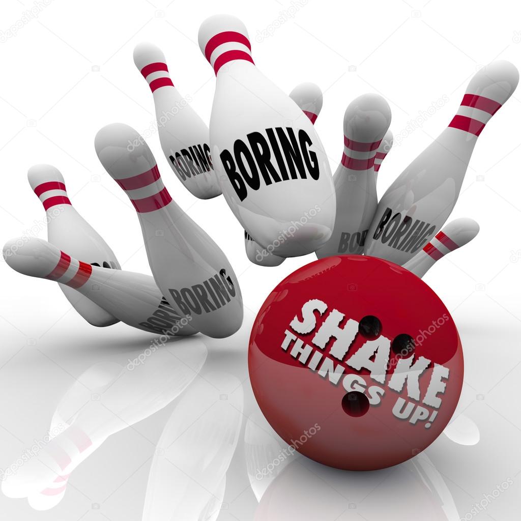 Shake Things Up words on a bowling ball Stock Photo by ©iqoncept 50443815