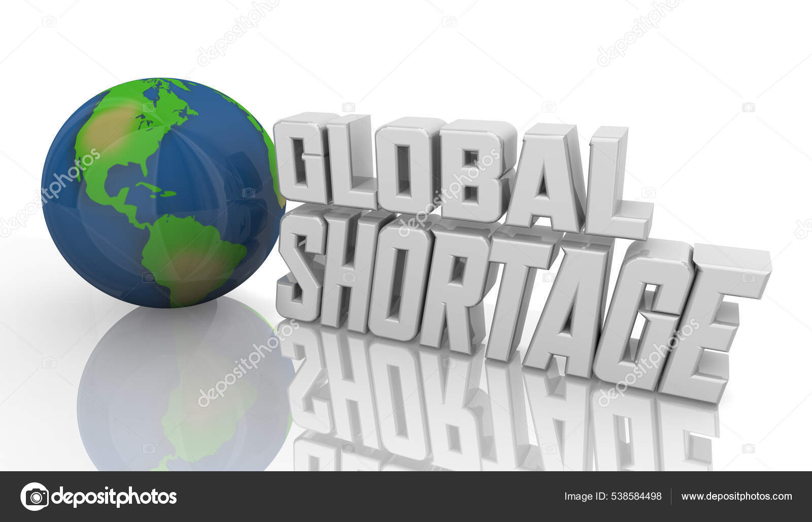 Global Shortage Supply Chain Crisis Low Inventory International Trade ...