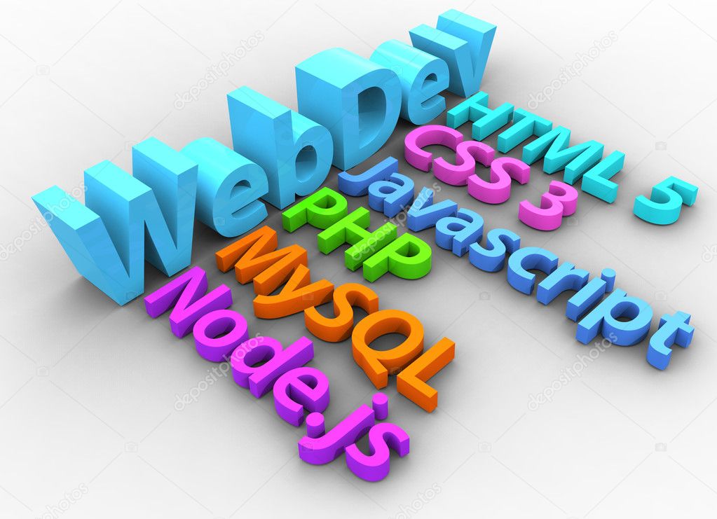 Web development tools for HTML site — Stock Photo © michaeldb #26593193