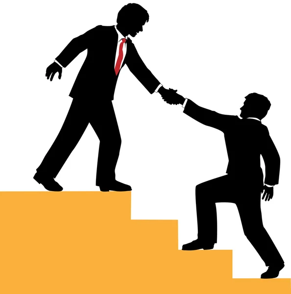 Helping climb stairs Vector Art Stock Images | Depositphotos