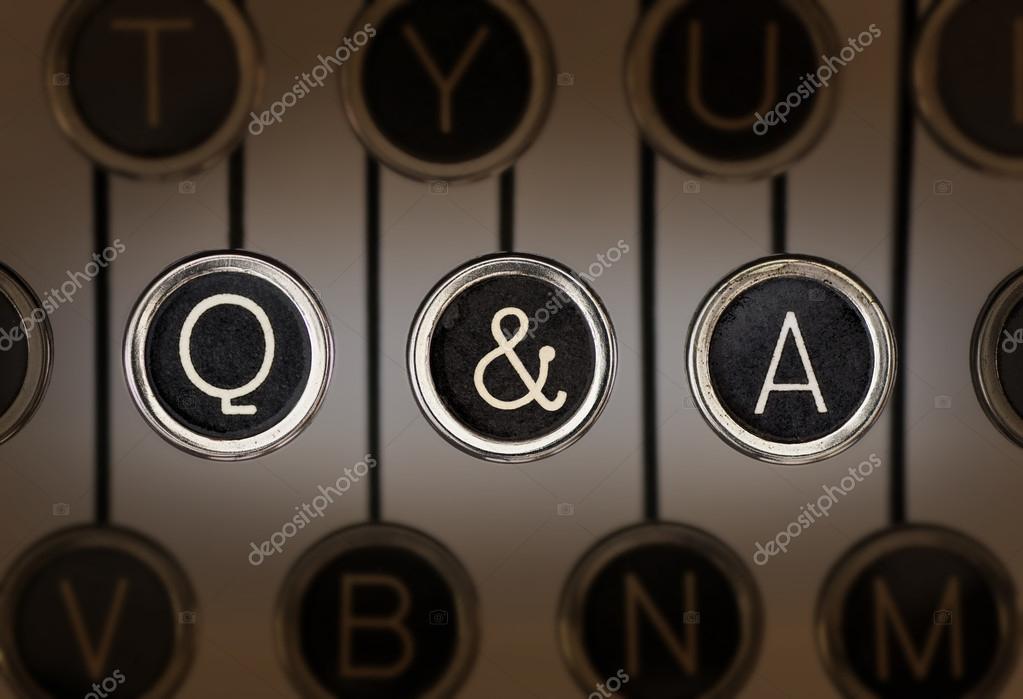 Old Style Question and Answer Stock Photo by ©mcarrel 34342005