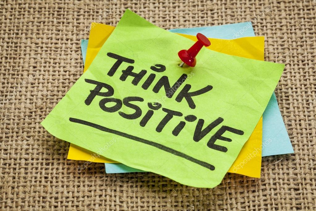 Think positive — Stock Photo © PixelsAway #32204965