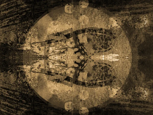 Grunge burned jewish background — Stock Photo © kaetana #1095419