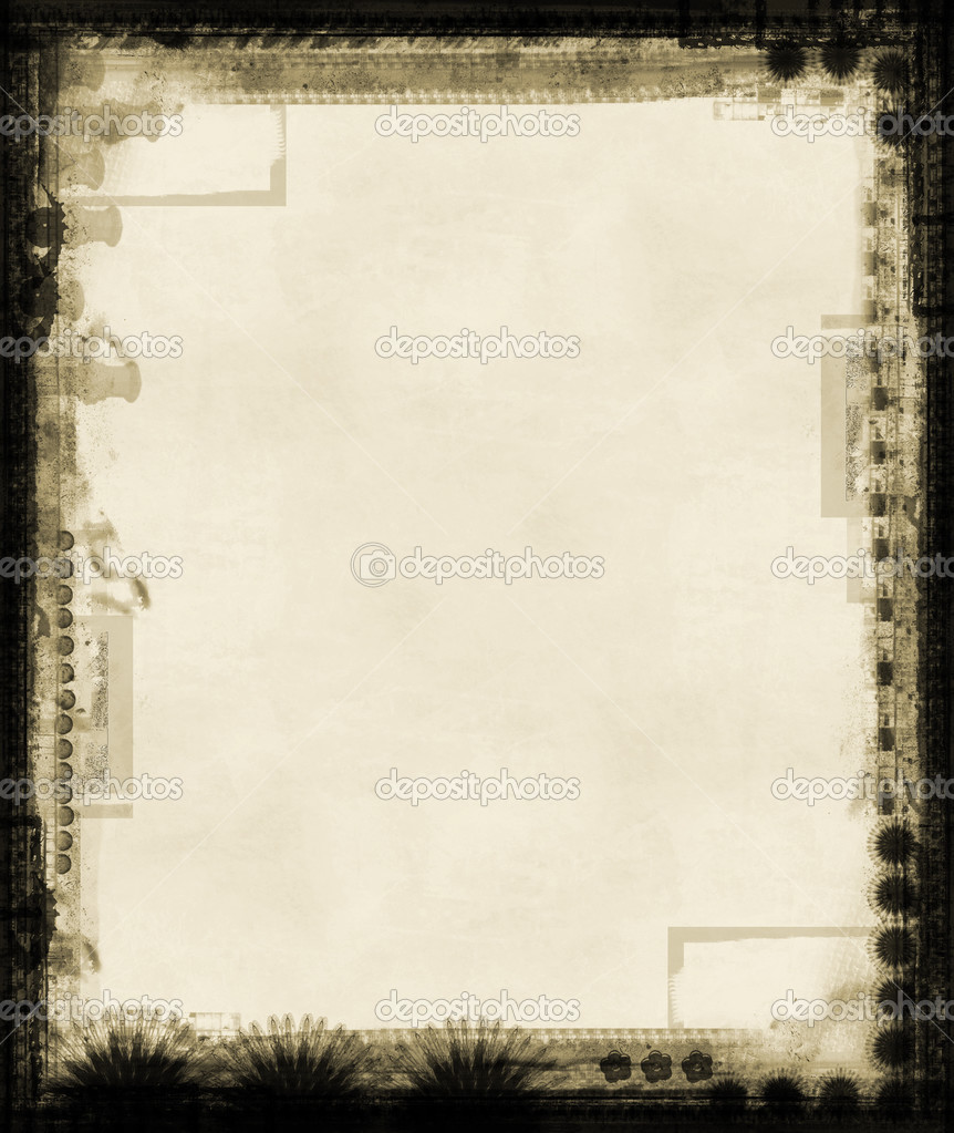 Grunge border and background Stock Photo by ©GPimages 22665205