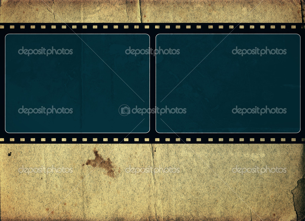 Computer designed highly detailed film frame with space for your text ...