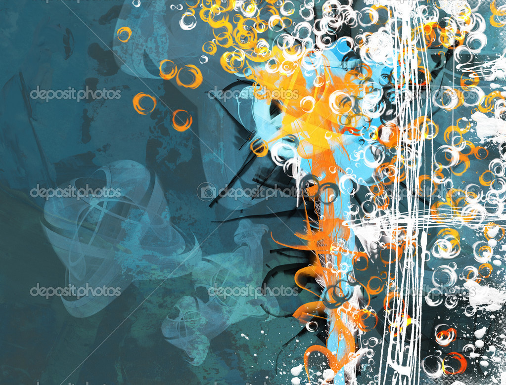 Abstract mixed media background or texture Stock Photo by ©GPimages ...
