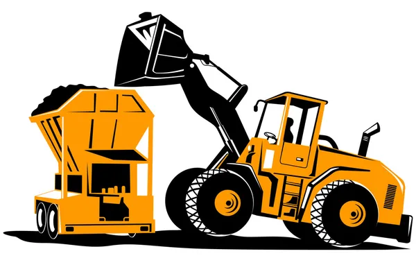 Front end loader Vector Art Stock Images | Depositphotos