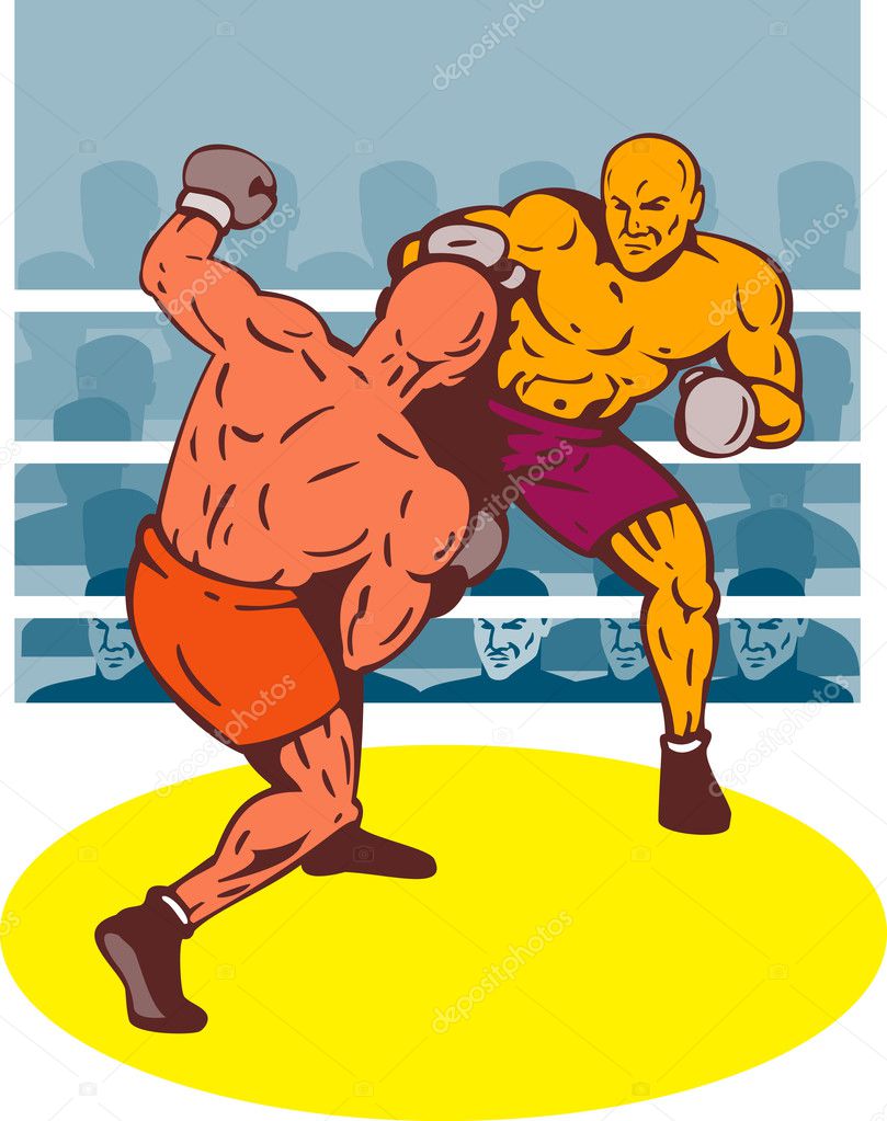 Boxing Knockout Cartoon