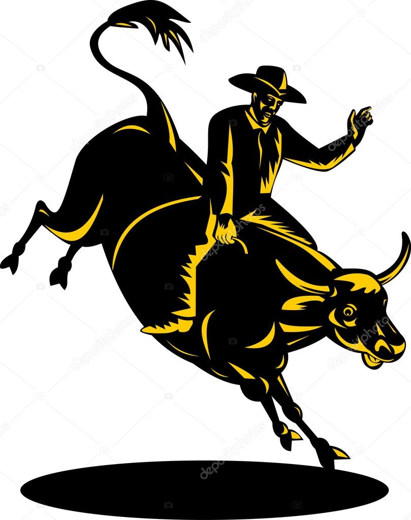 Bull Riding Clipart Free