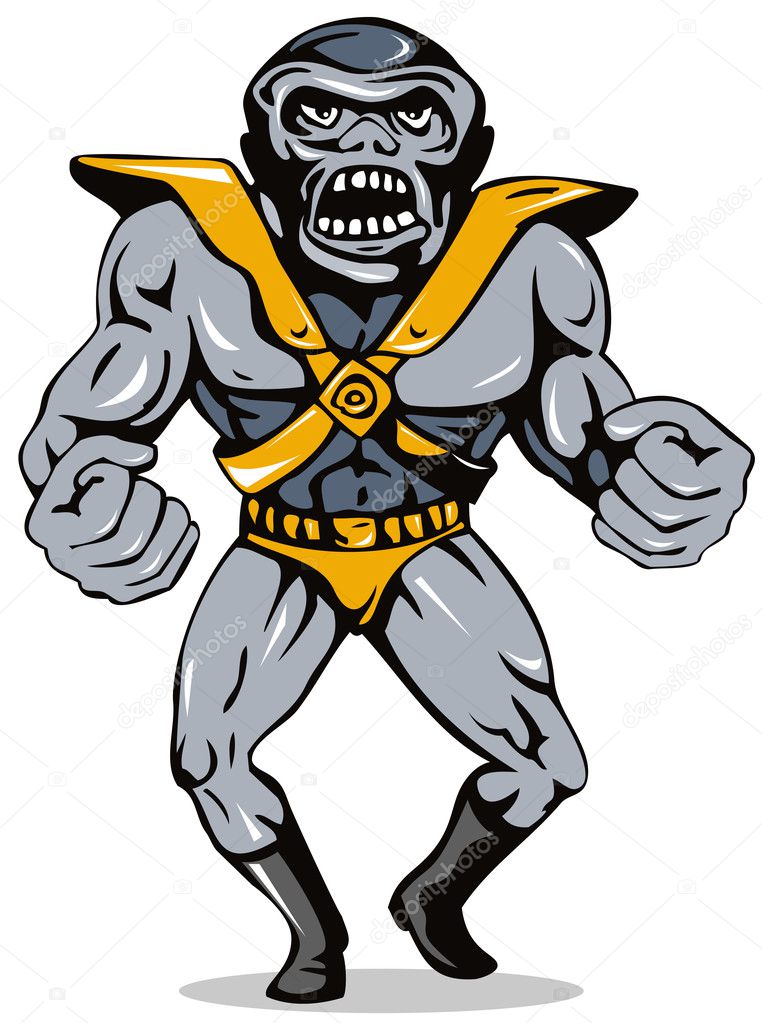 Villain Alien Monster Angry Stock Vector by ©patrimonio 28937565