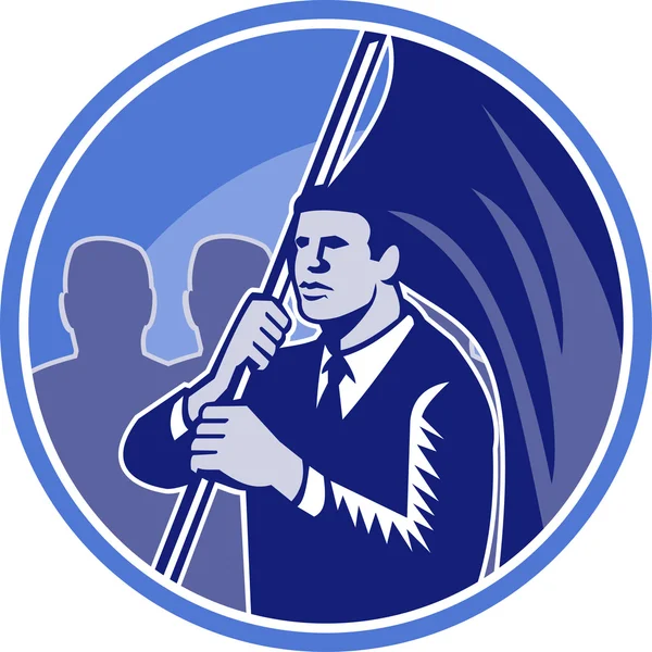 Flag bearer Vector Art Stock Images | Depositphotos