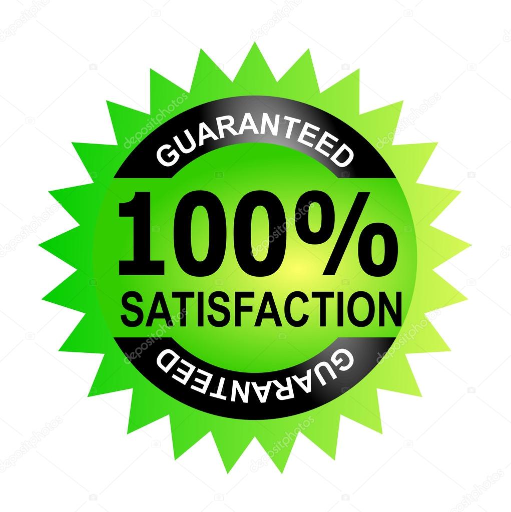 100 percent Satisfaction Guaranteed — Stock Photo © patrimonio #30008937