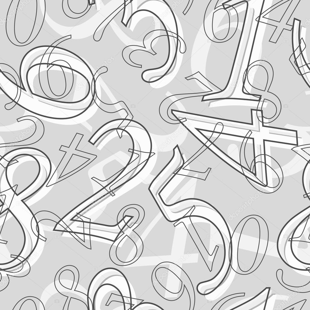 Seamless mathematical pattern — Stock Vector © ihor_seamless #14840875