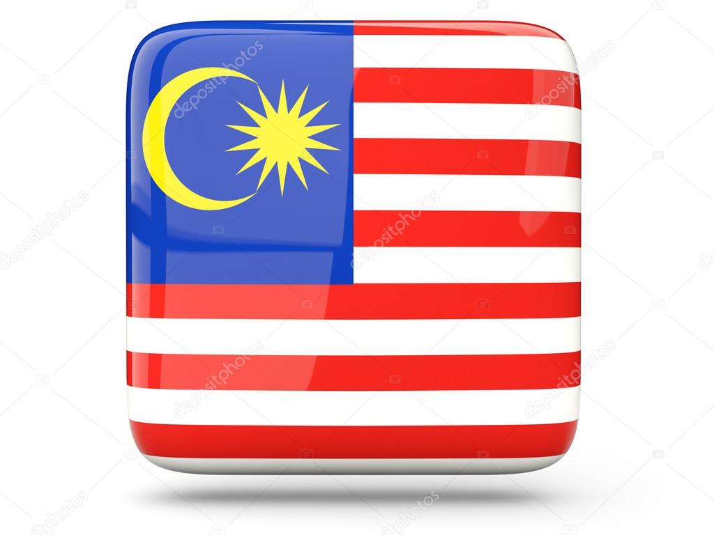 Square icon of malaysia — Stock Photo © Mishchenko #23037816