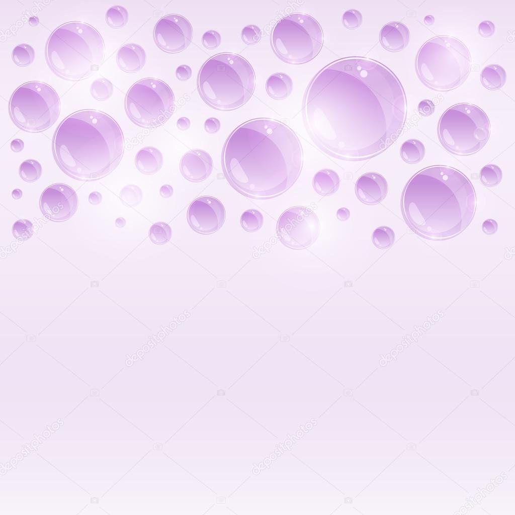 Shiny Bubbles on Light Background — Stock Vector © nikifiva #13475103