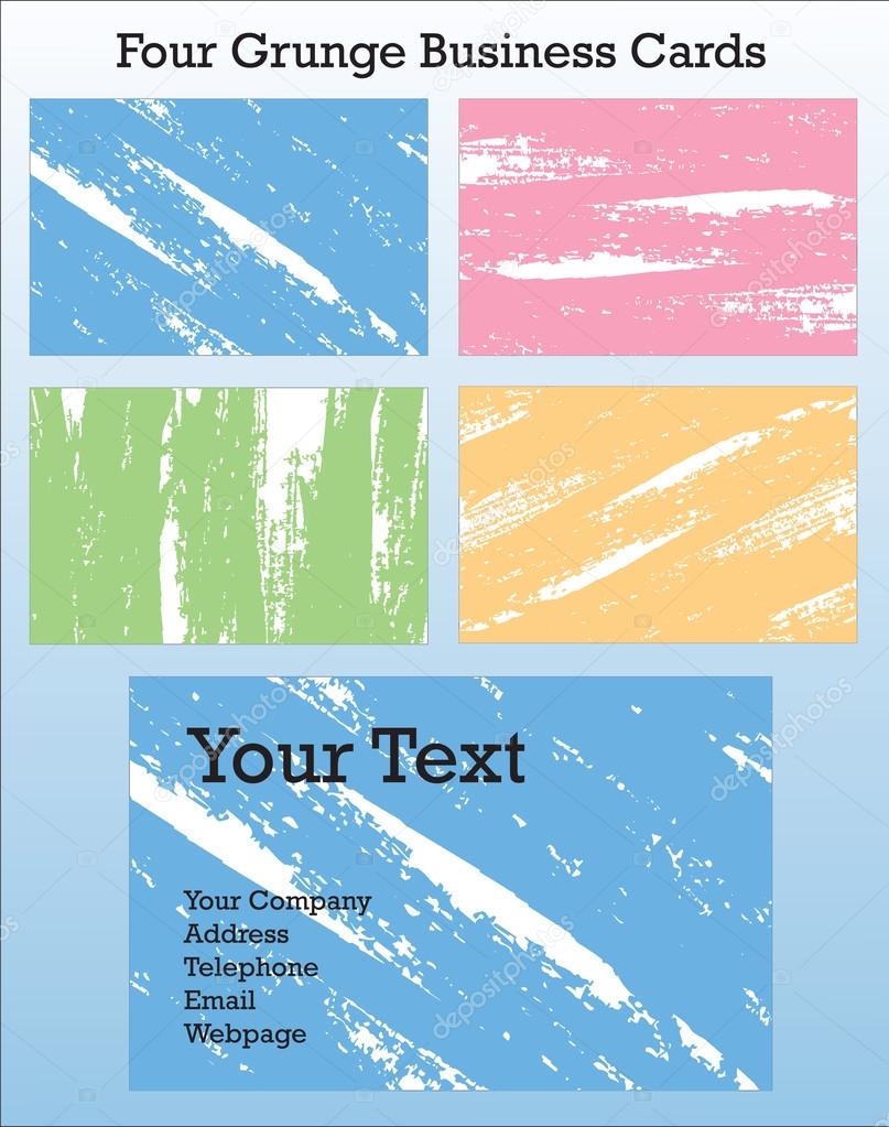 Grunge card designs Stock Vector by ©janefromyork 24164525