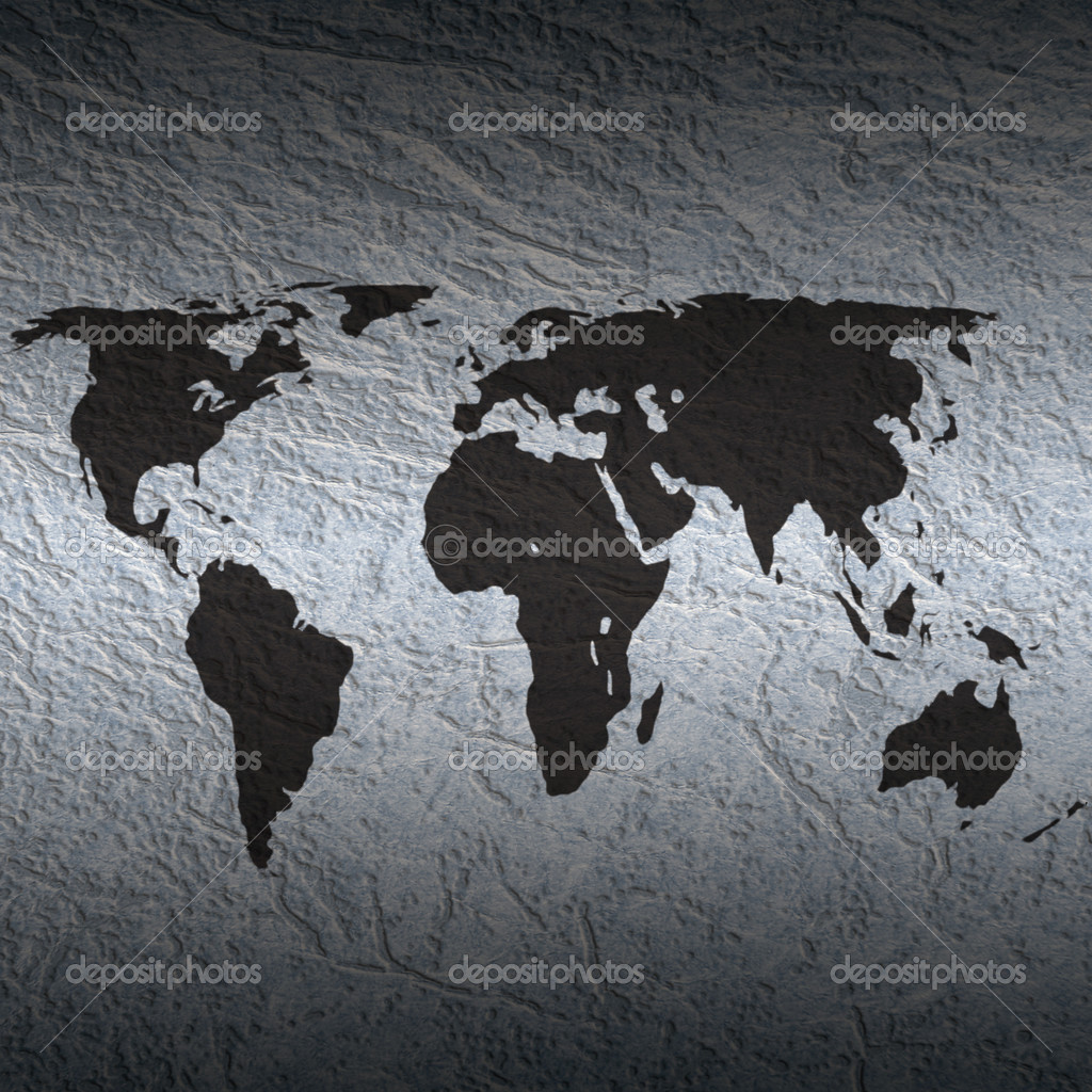 Textured world map Stock Photo by ©janefromyork 24427267