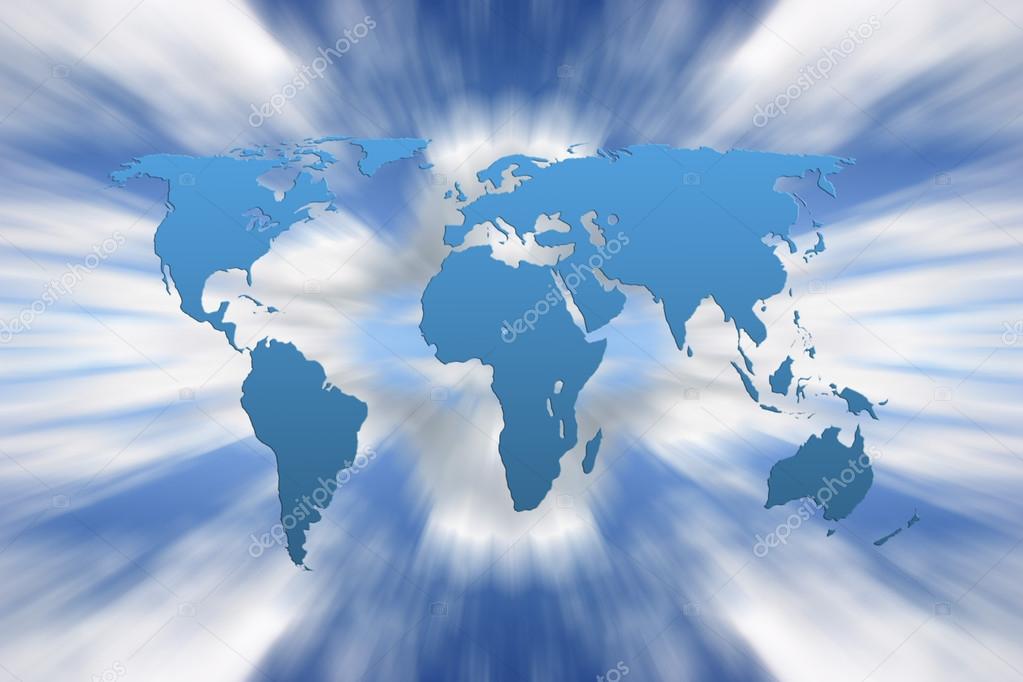 World map in sky — Stock Photo © janefromyork #26144319