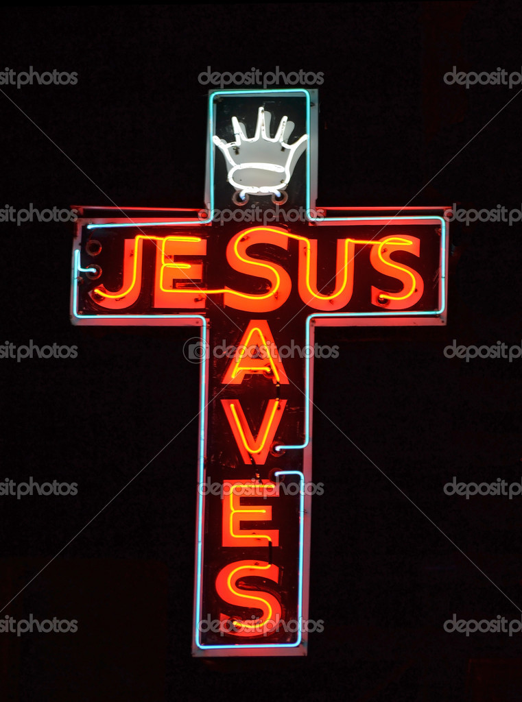 Jesus Saves I Spend Logo