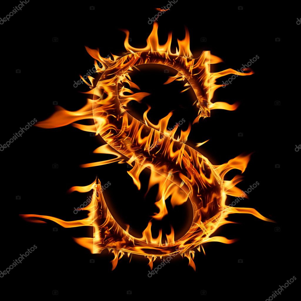 The Letter S In Fire