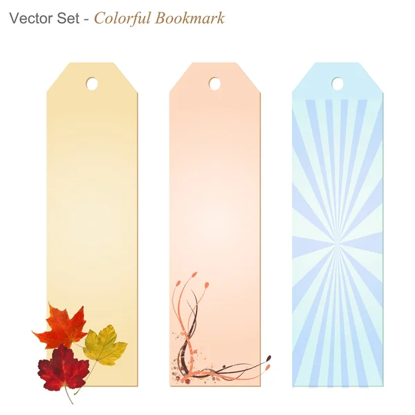 Bookmark template Vector Images | Depositphotos