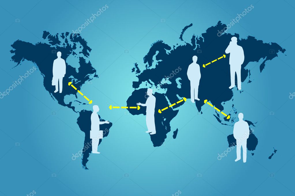 Global Networking Stock Vector by ©nmarques74 18975653