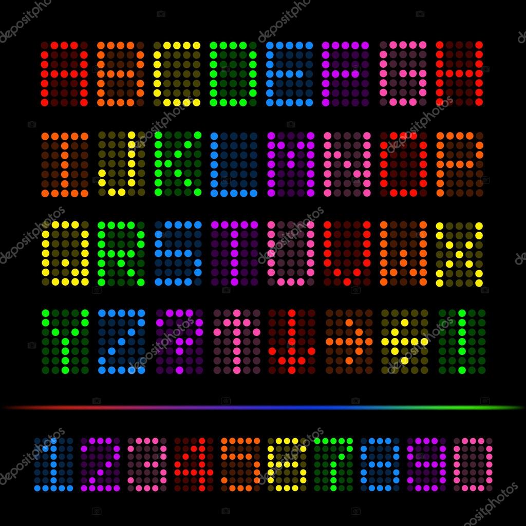 Colorful Digital Font Illustration — Stock Photo © nmarques74 #39068071