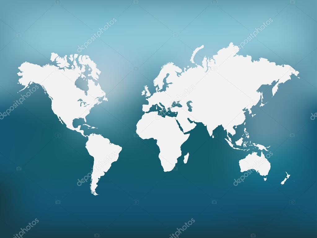 World Map, Illustration Stock Vector Image by ©nmarques74 #42745767