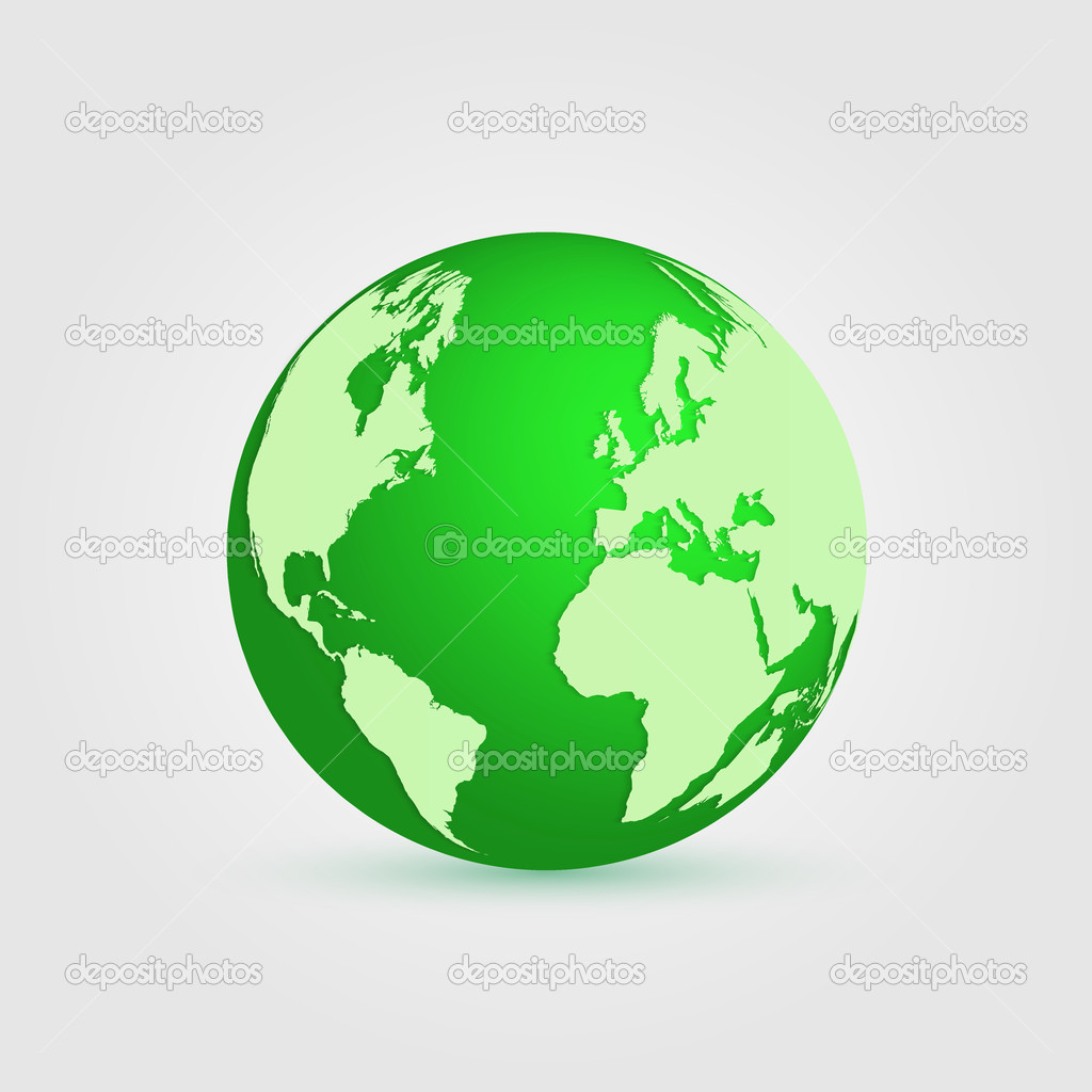 Green Earth Stock Vector Image by ©nmarques74 #44512611