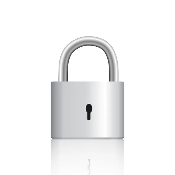 Silver Lock Stock Vector Image by ©nmarques74 #48349241