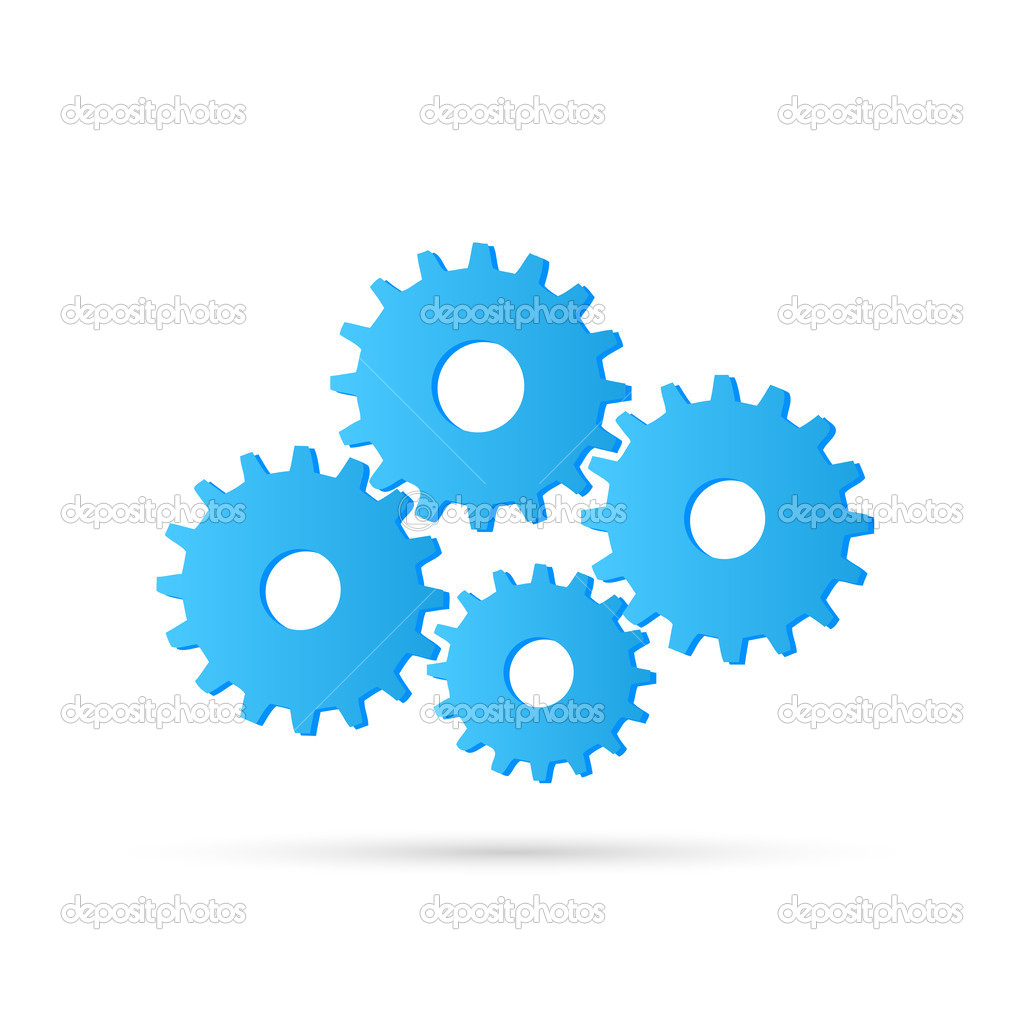 Gears Illustration Stock Vector by ©nmarques74 44973133