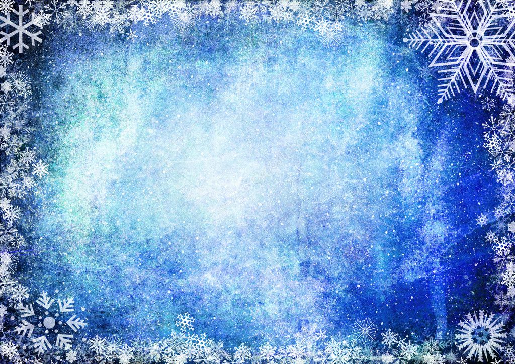 Blue winter background Stock Illustration by ©Anettphoto #33135229
