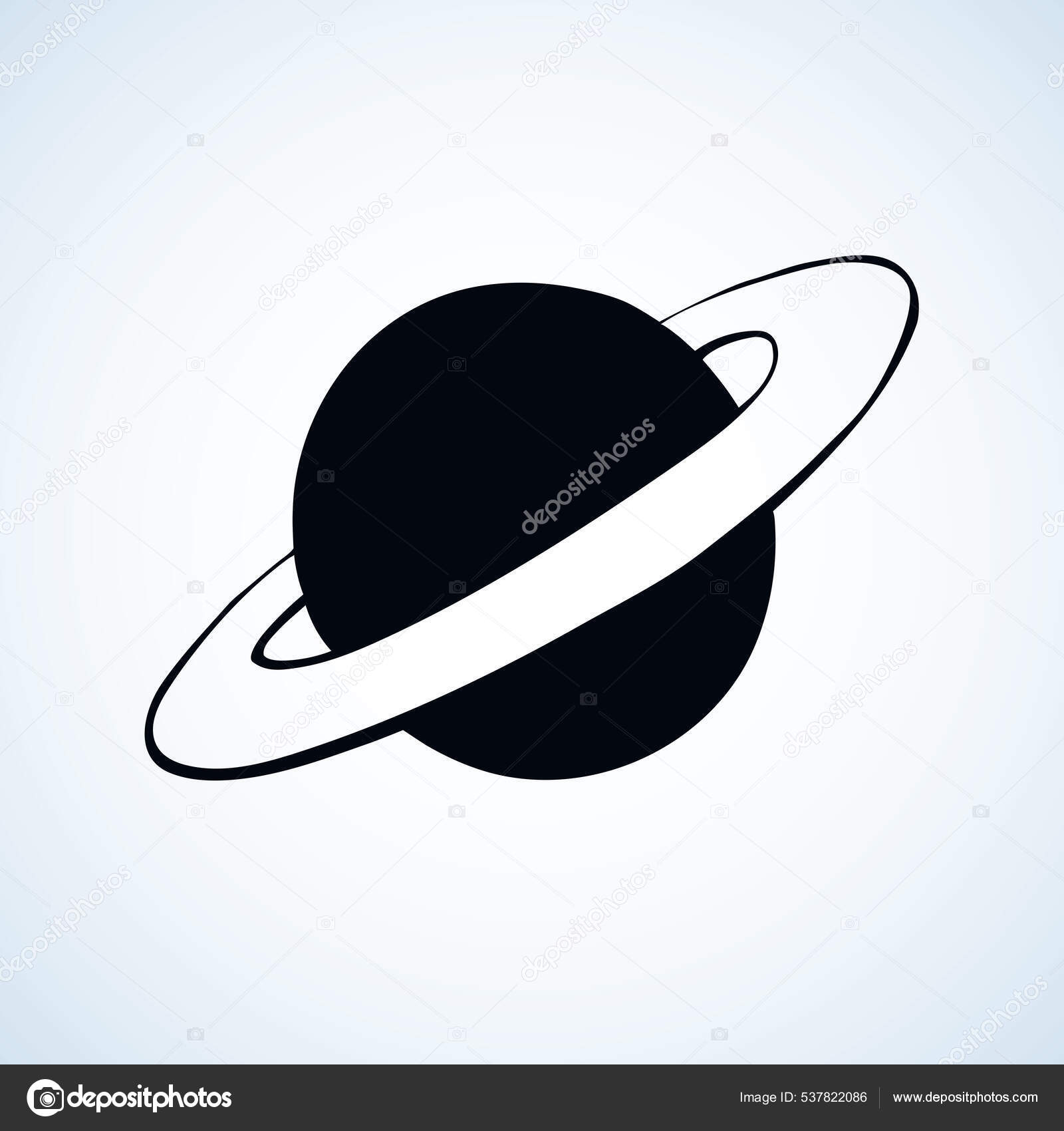 Glob Giant Duo Gas Orb Ball Shape White Sky Backdrop Stock Vector Image ...