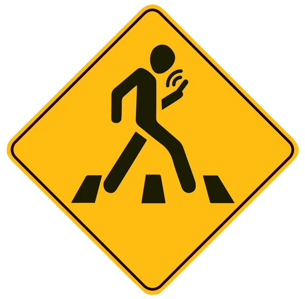 Run Town Walkway Ban Cell Smart Tablet Badge Blue Text Stock Vector ...