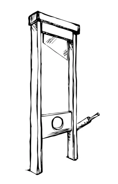 Simple Guillotine Drawing