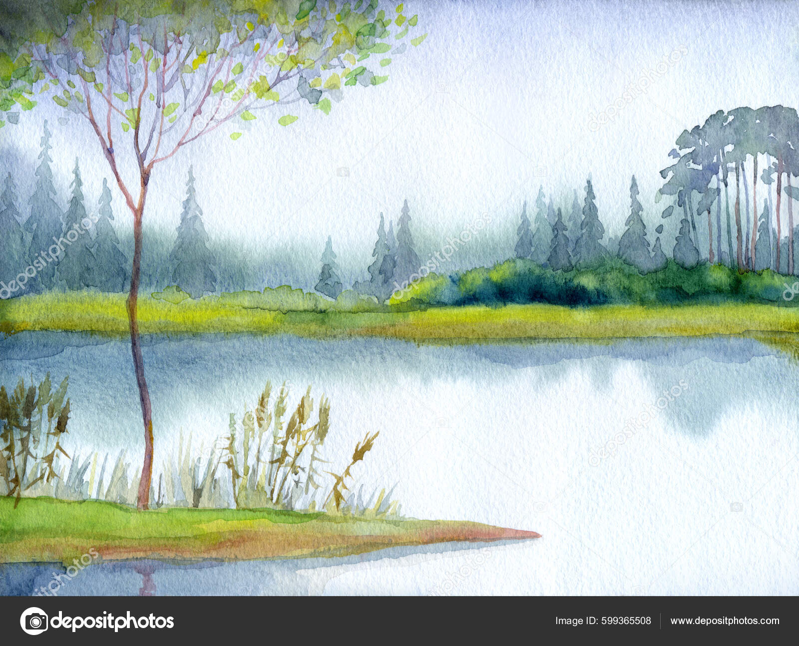 Hand Drawn Light Watercolour Artwork Paint Sketch Paper Backdrop Text ...