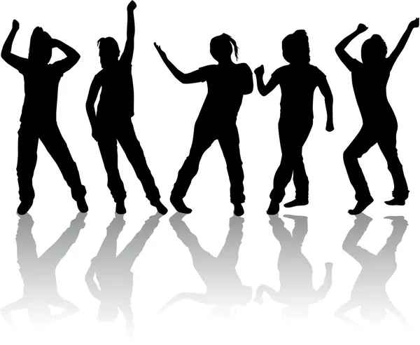 Dancing Silhouette Stock Vector Image By ©pablonis 54359889