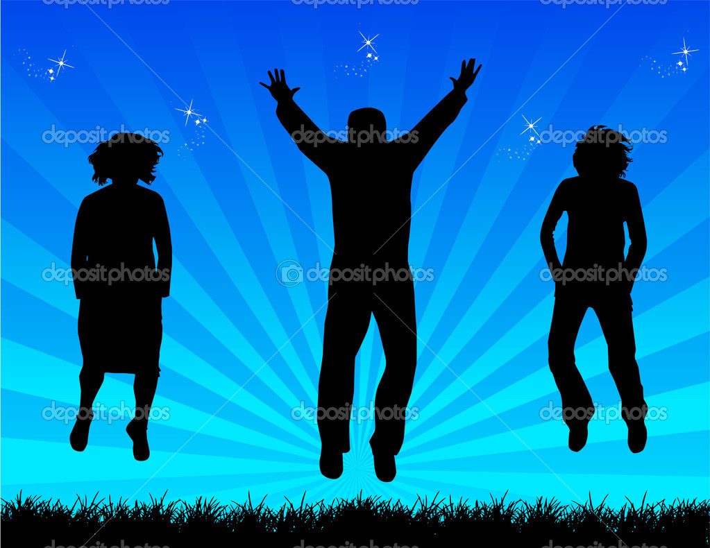 Free Jumping Stock Vector Image by ©pablonis #39311153