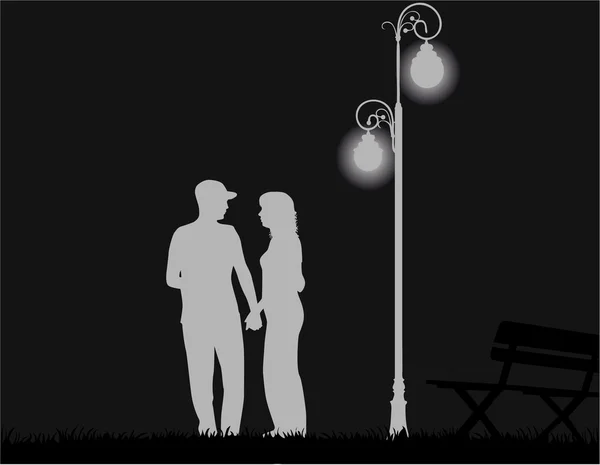 Romantic couple silhouette Stock Vector Image by ©roxanabalint #29473413