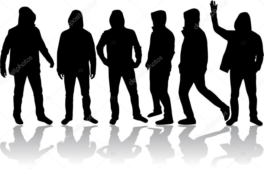 Group of men Stock Vector Image by ©pablonis #43193609