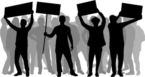 Protesta imágenes de stock de arte vectorial | Depositphotos