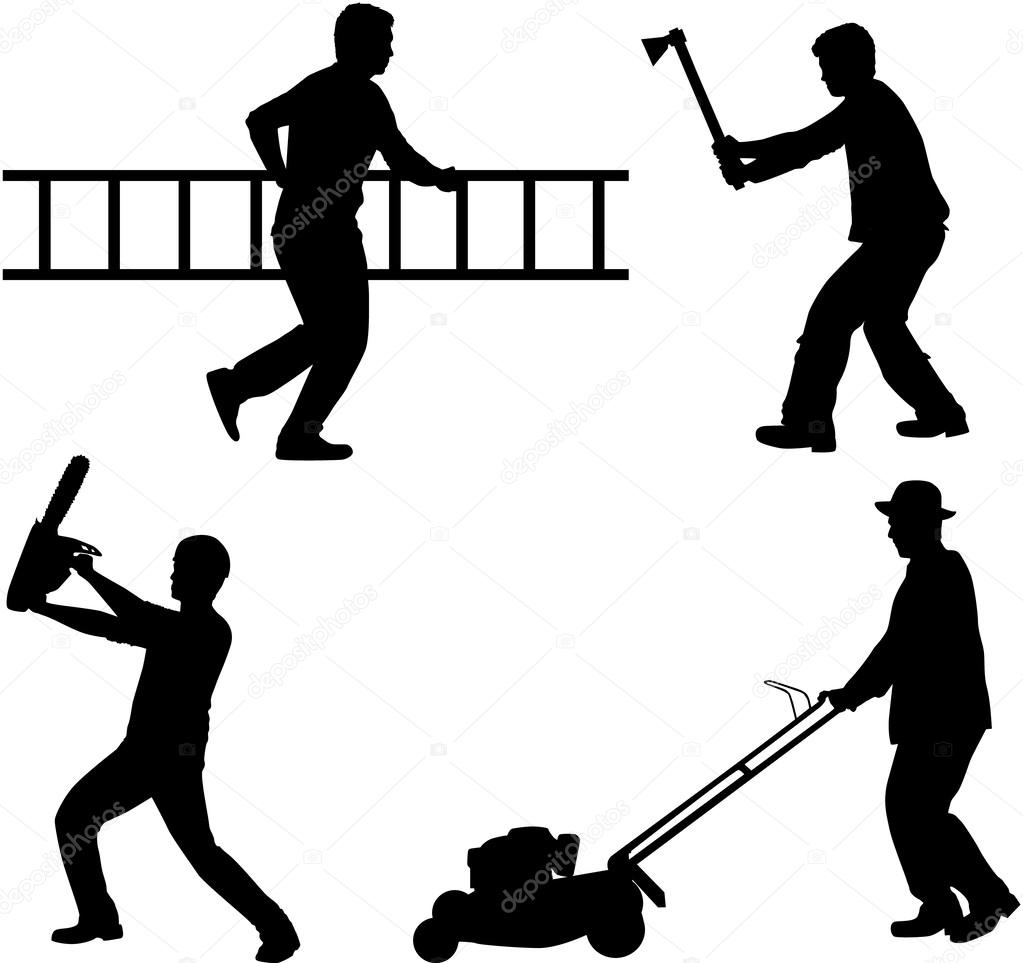 Construction crew Stock Vector by ©pablonis #44526925