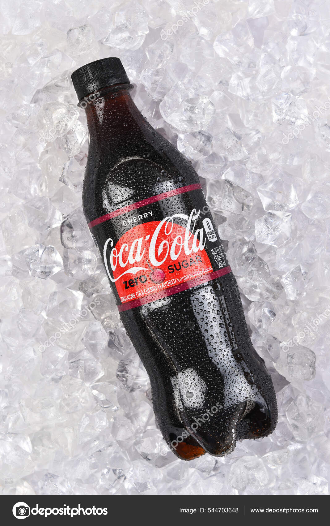 Irvine California Jan 2022 Bottle Cherry Coca Cola Zero Sugar – Stock ...