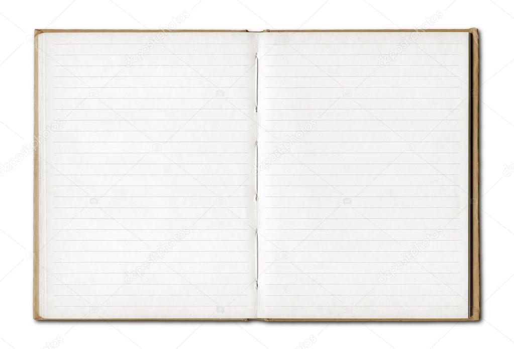 Vintage blank open notebook Stock Photo by ©daboost 40058631 Vintage blank open notebook Stock Photo by ©daboost 40058631