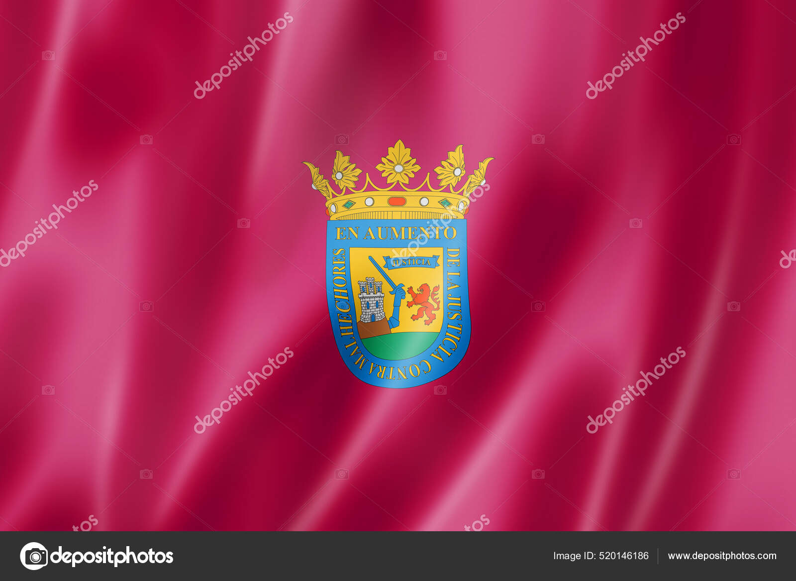 Bandera Provincia Álava España Ondeando Colección Pancartas Ilustración ...