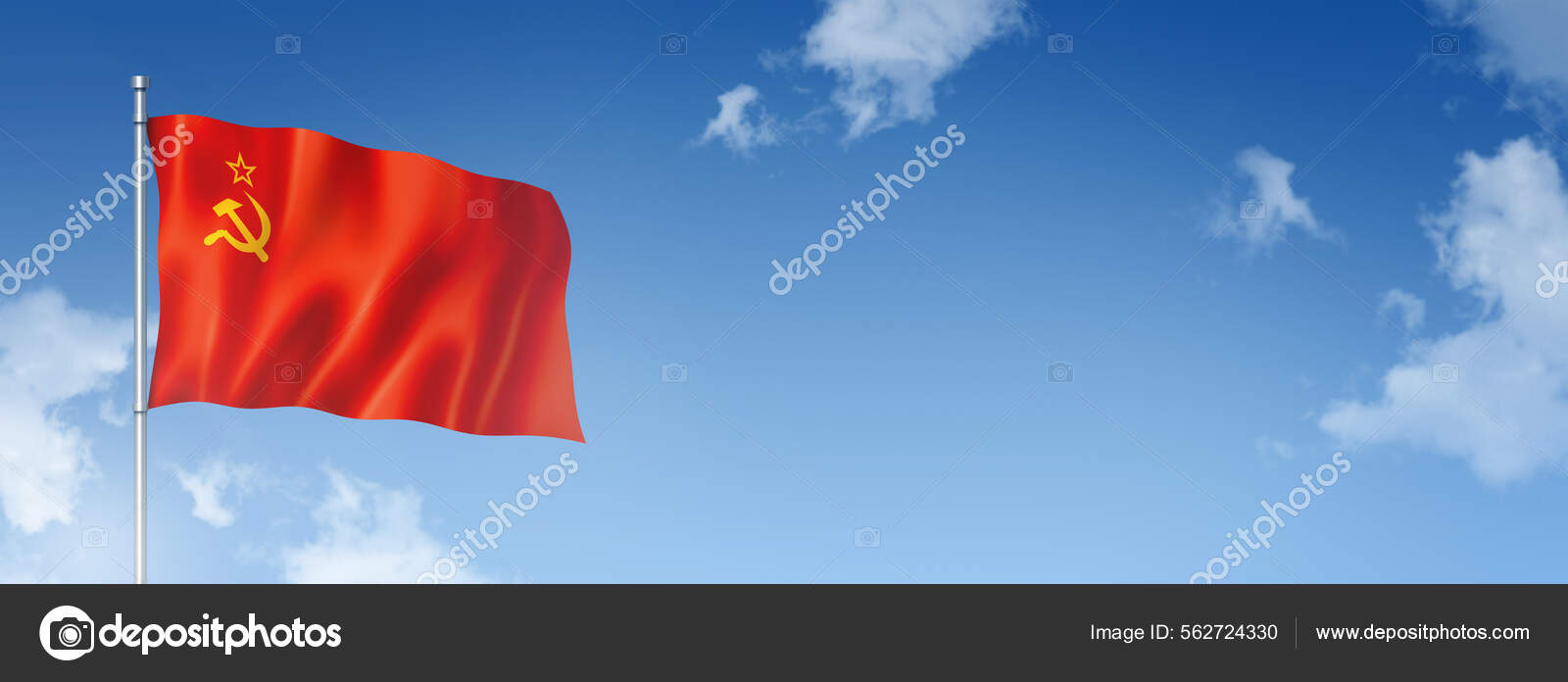 Communist Flag Pole